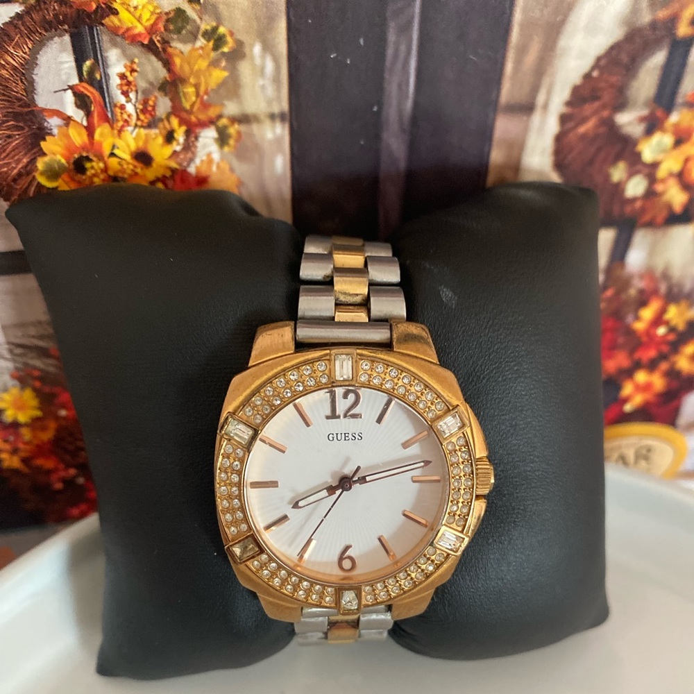 Vintage Guess Gold Tone Watch - Gem